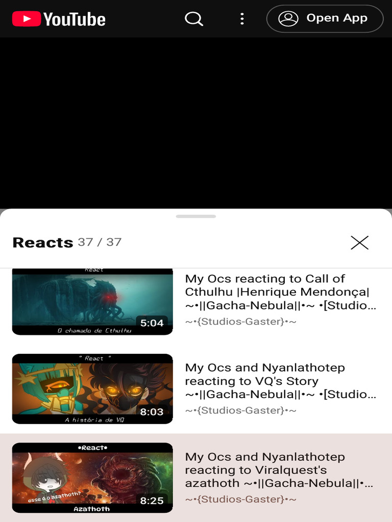 Reacts - YouTube | PDF