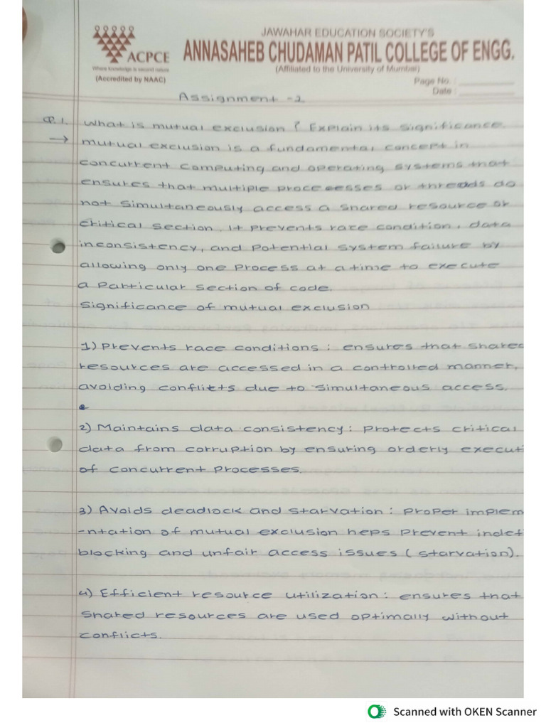 OS Assignment 2 | PDF