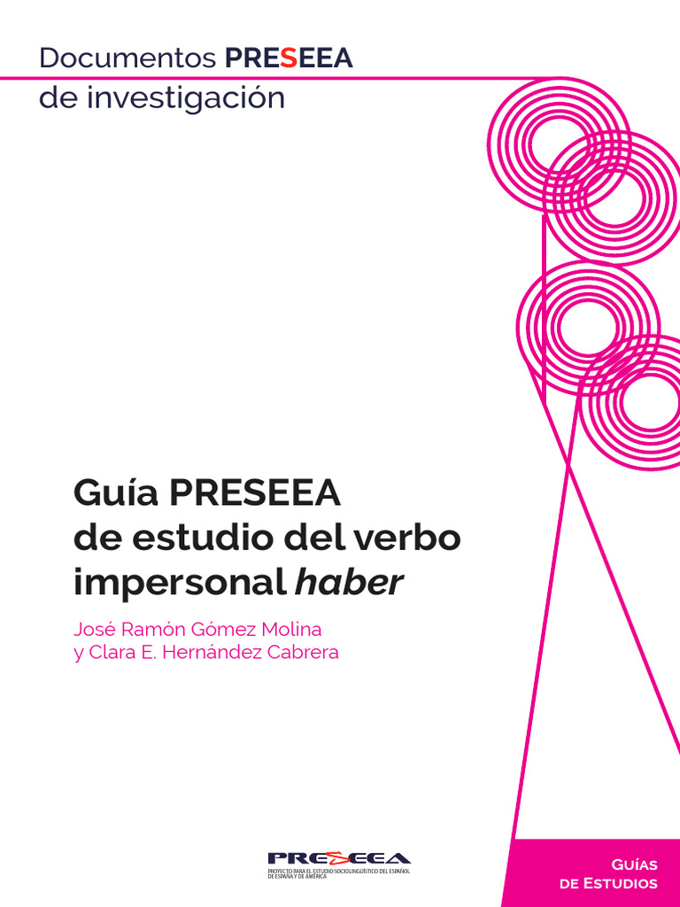 Guía PRESEEA de estudio del verbo impersonal haber_Gómez Molina y ...