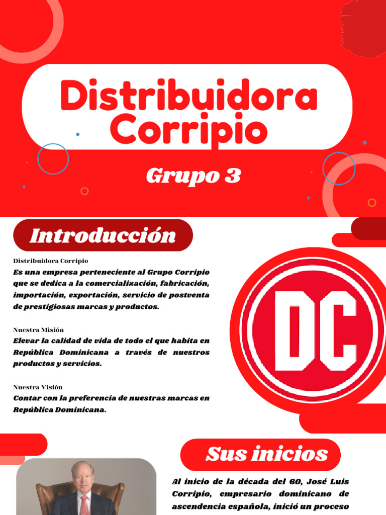 Distribuidora Corripio: Líder en Comercio | PDF