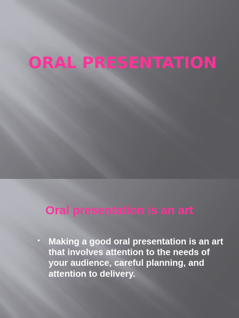 Mastering Effective Oral Presentations | PDF | Public Speaking ...