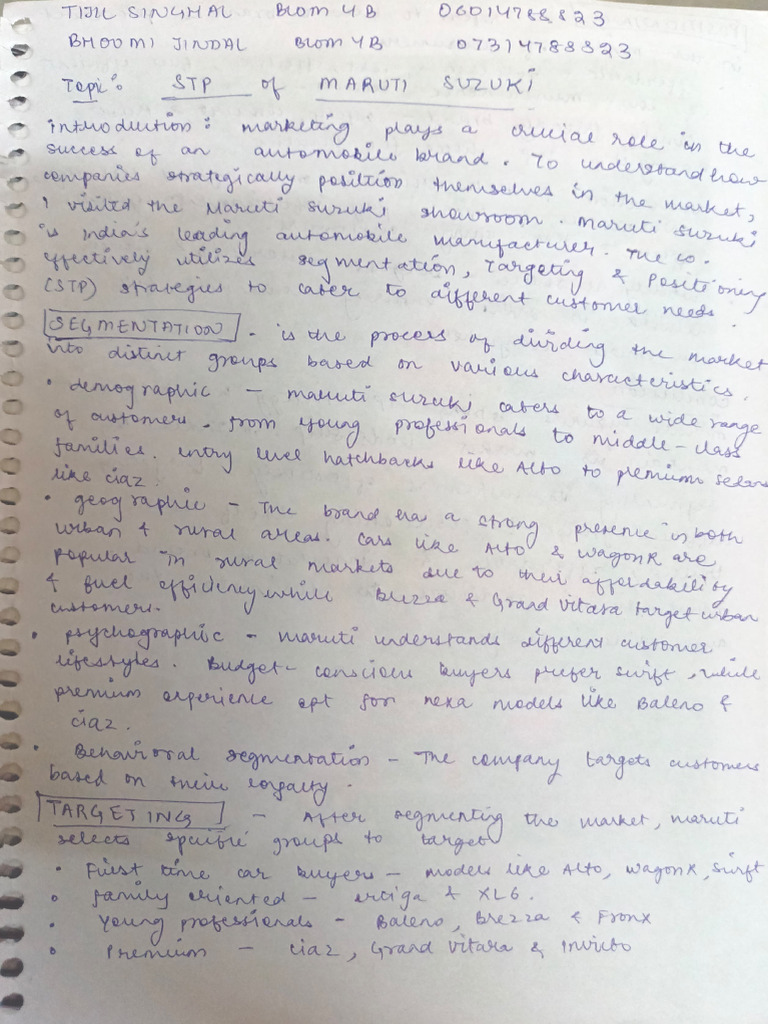 STP Project Tijil Singhal and Bhoomi Jindal | PDF