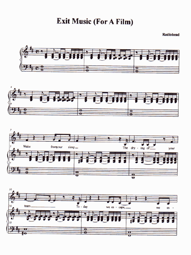 Radiohead - Exit Music For A Film | PDF