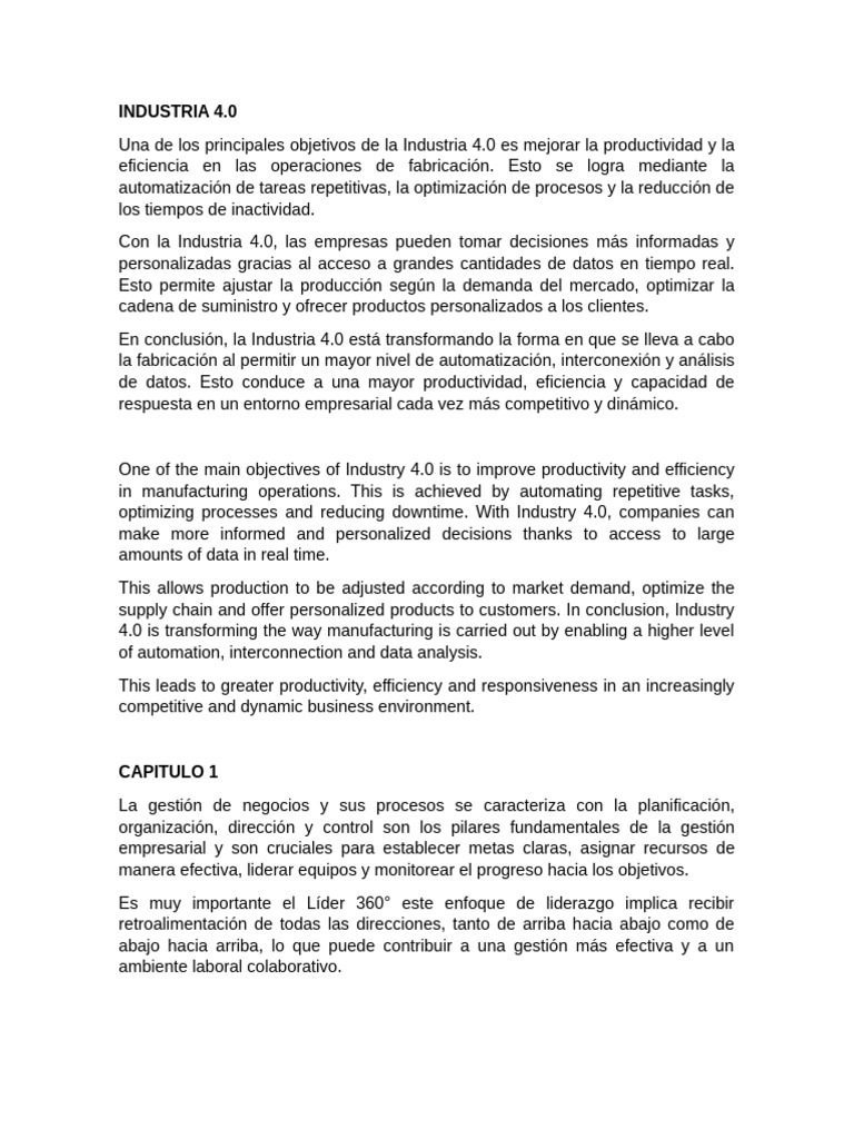 Conclusion Individual | PDF | Innovación | Cadena de suministro