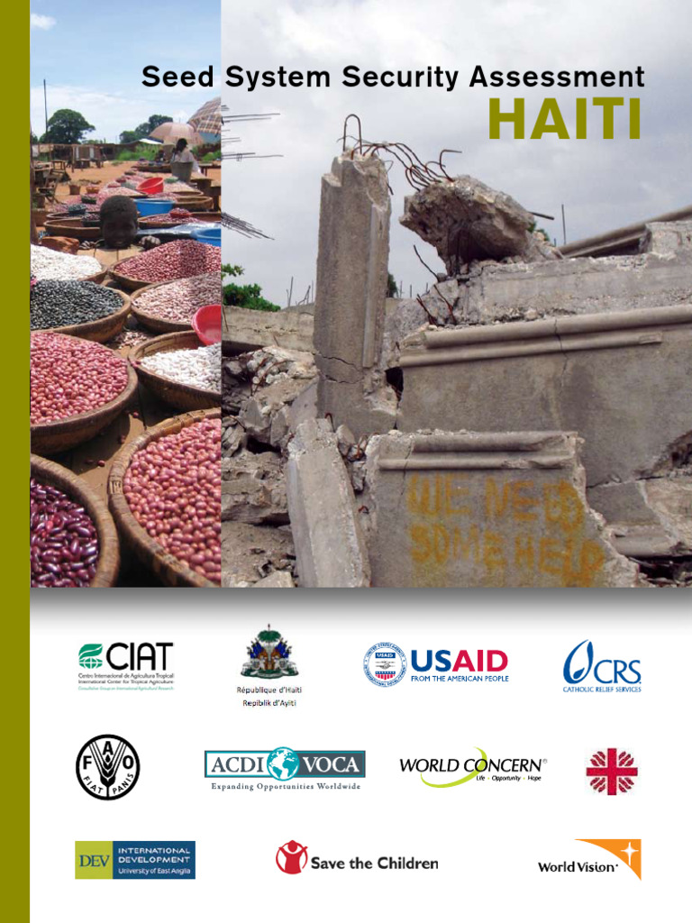 SSSA Haiti Main Report | PDF | Agriculture | Food Security
