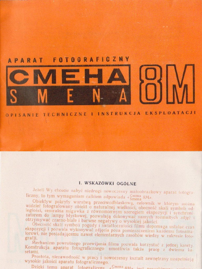 SMENA 8M SMENA Polish | PDF