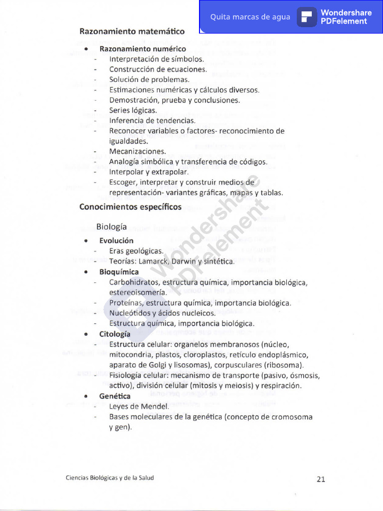 Conoc Especif Cbs Uam | PDF