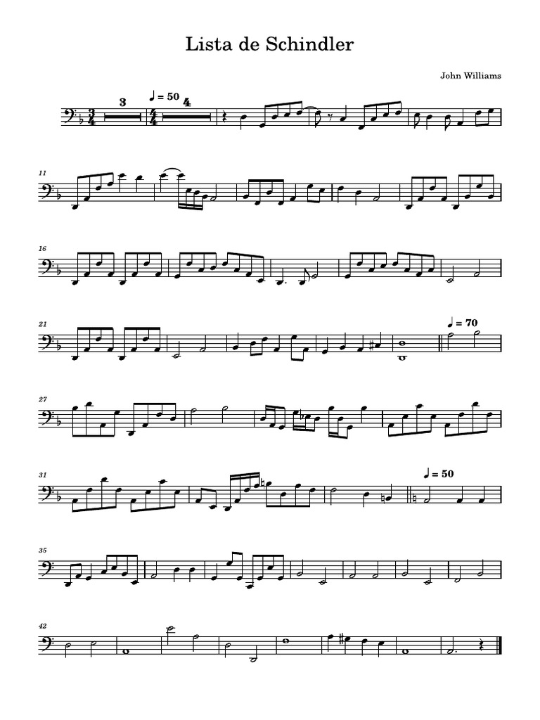 Lista de Schindler | PDF