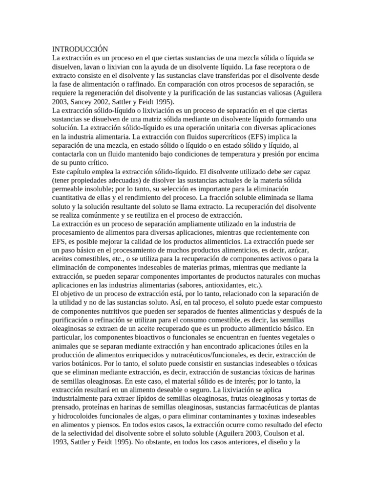 INTRODUCCIÓN | PDF | Solvente | Solubilidad