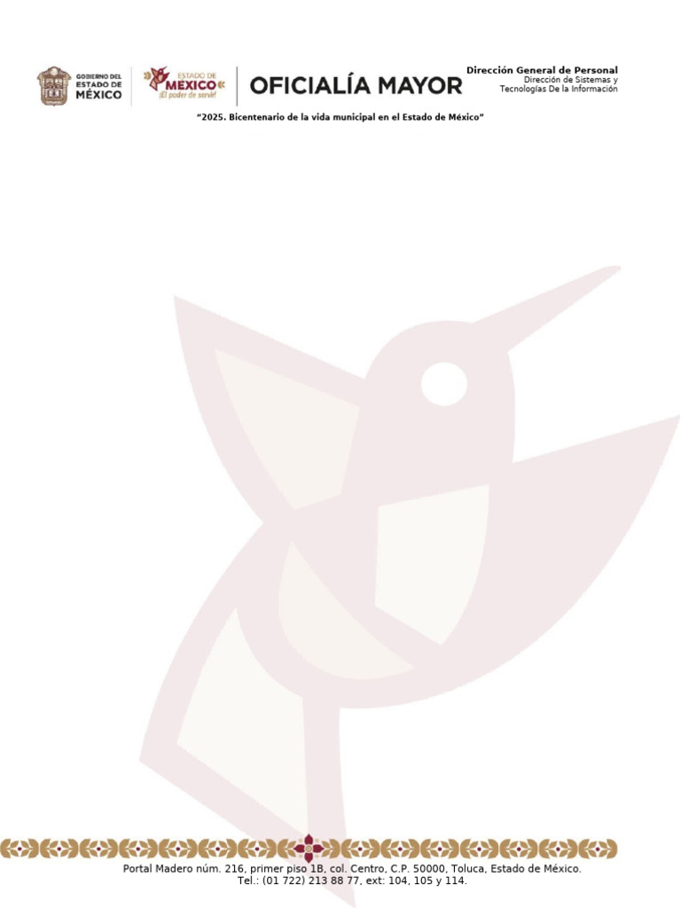 Hoja Membretada Machote | PDF