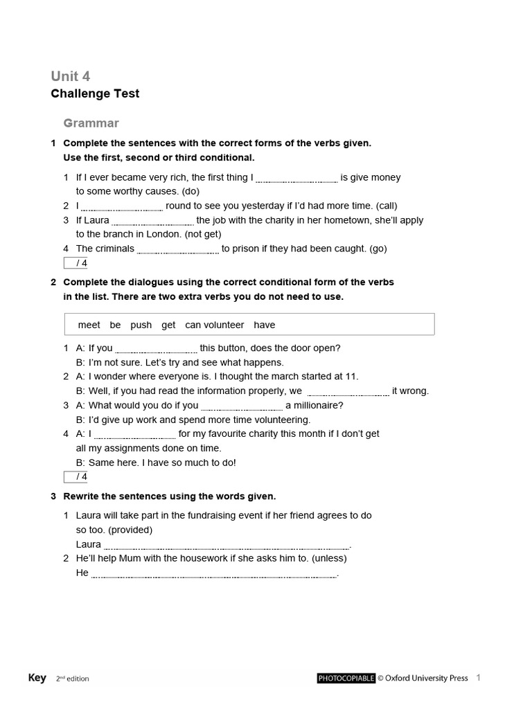 Unit 4 Challenge | PDF