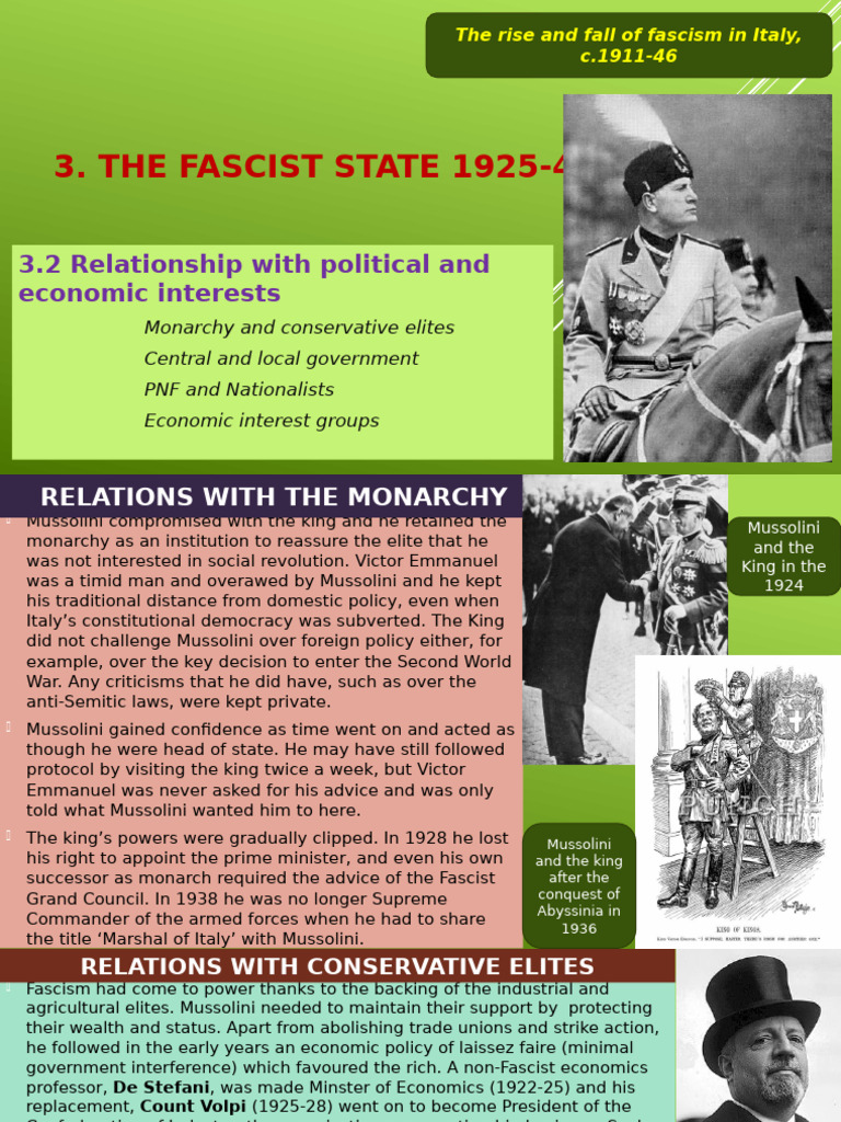 3.2 Relationship With Political & Economic Interests | PDF | Benito ...