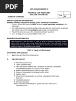 Grade 12 Esterification Practical Guide | PDF | Ester | Chemistry