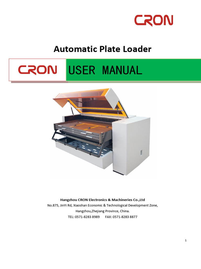 Automatic Plate Loader AL en 2018-4-19 | PDF | Computer Engineering ...