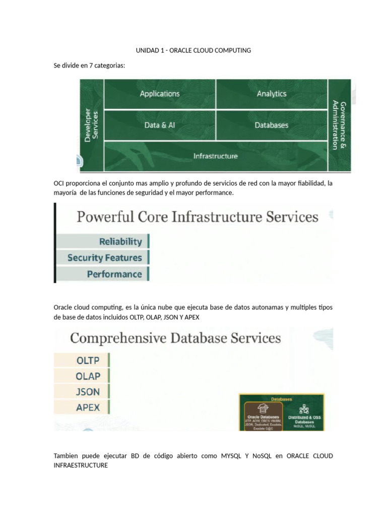 Oracle Cloud Computing | PDF | Computación en la nube | Internet