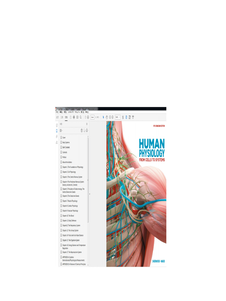 (Original PDF) Human Physiology: From Cells To Systems 4th Canadian ...