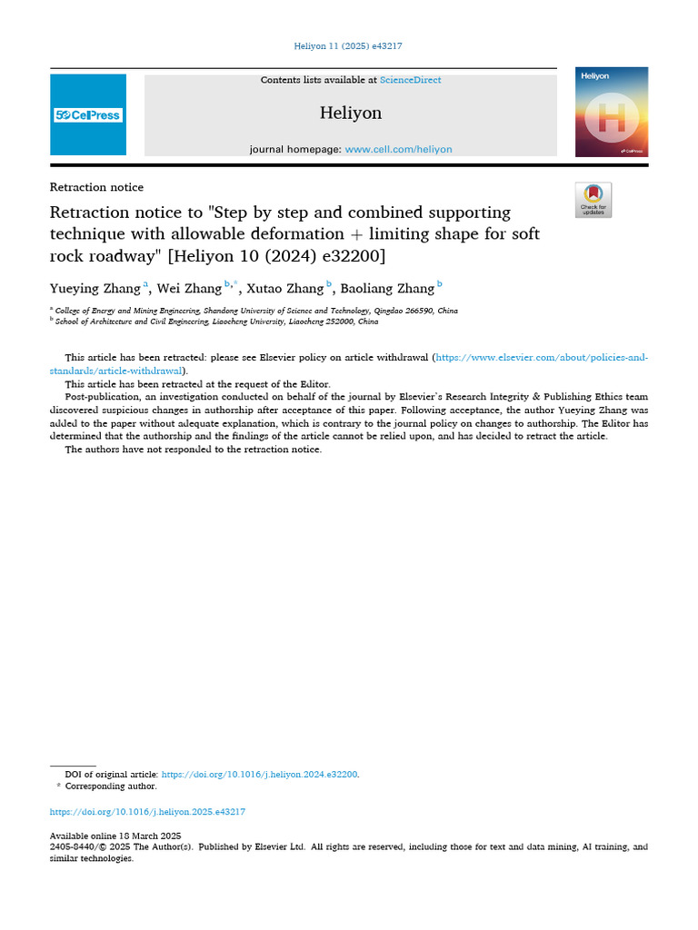 Retraction Notice To Step by Step and Combined Su | PDF