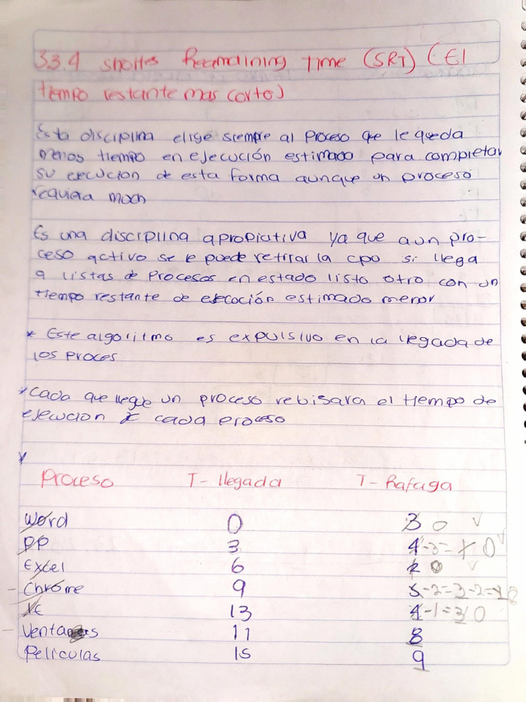 Ejercicios SRT | PDF