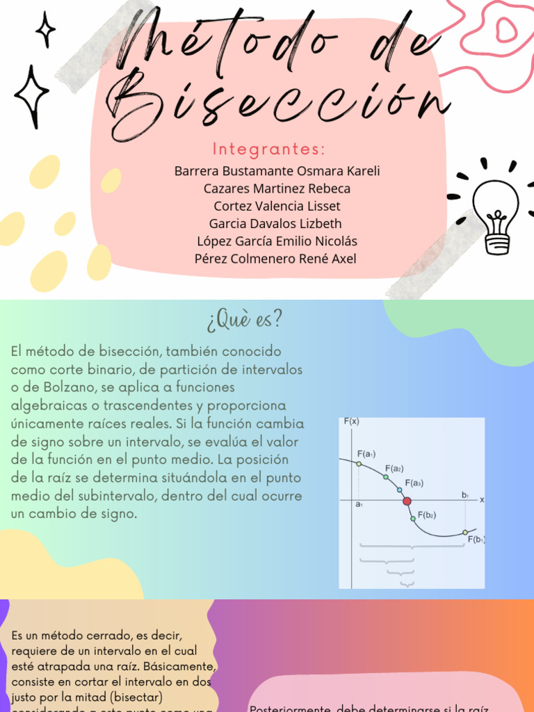 Método de Bisección | PDF | Ecuaciones | Algoritmos