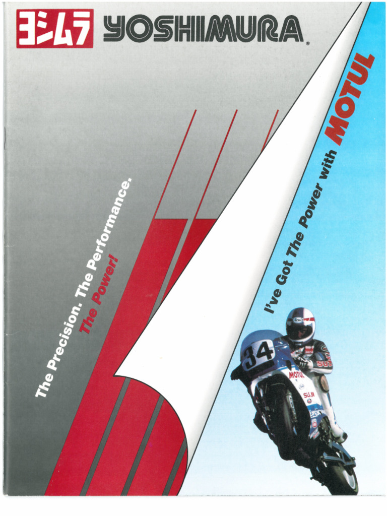 Suzuki 89 Yoshimura Catalog | PDF