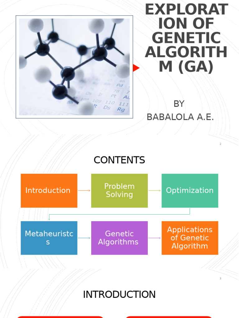 Exploration of Genetic Algorithm (Ga) | PDF | Metaheuristic | Mathematical Optimization