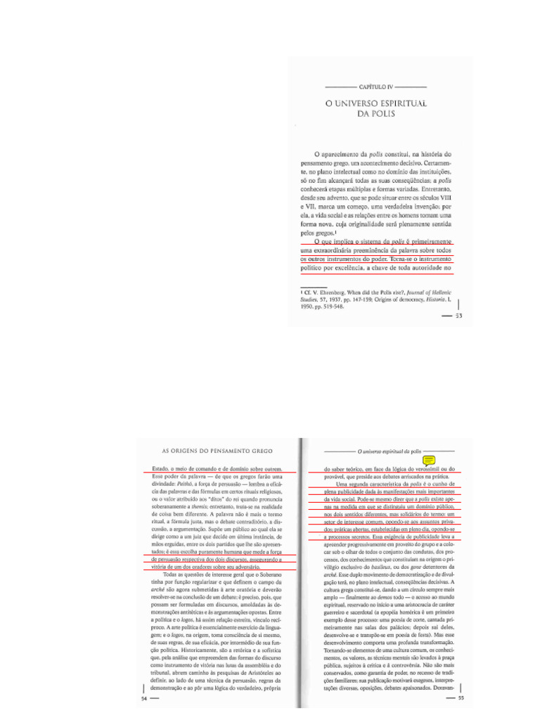 Cap. 4 - O Universo Espiritual Da Pólis - J. P. Vernant | PDF