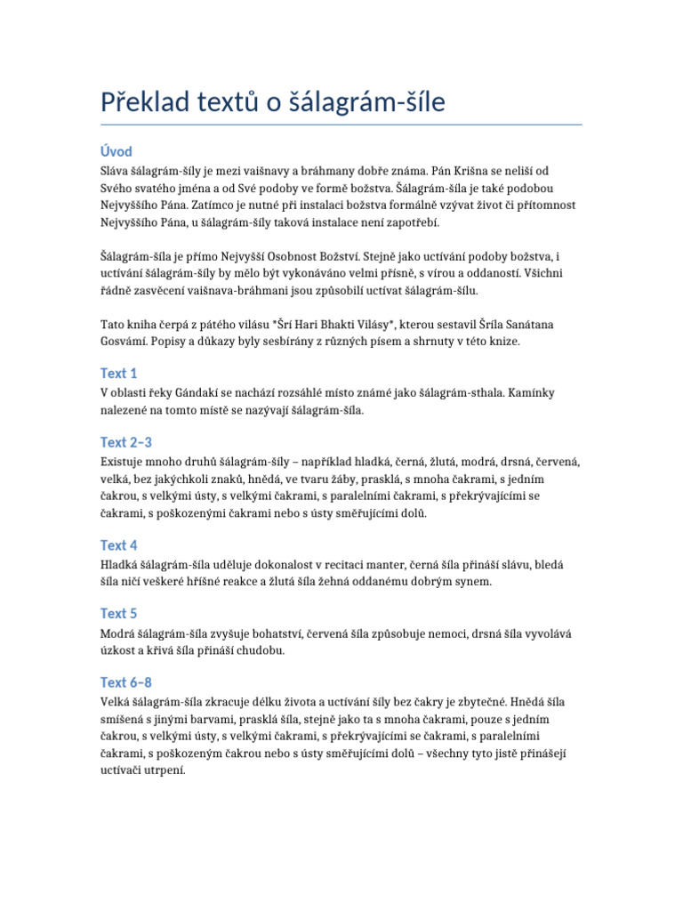 Salagrama Mahatmya | PDF