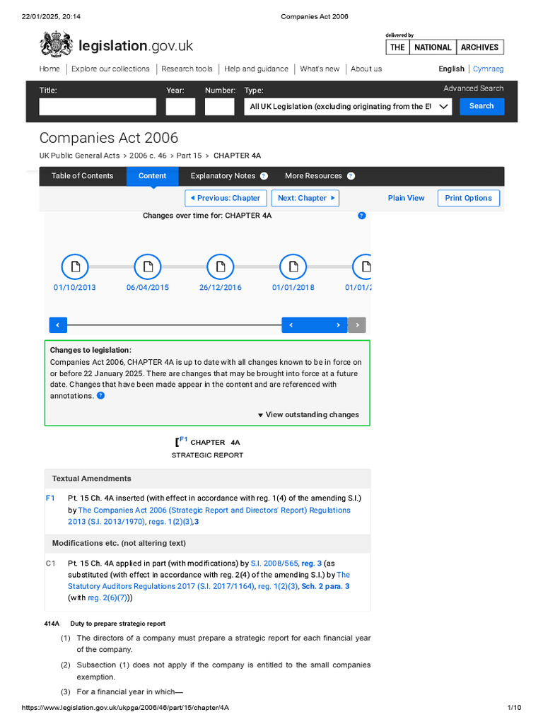 Strategic Report - UK | PDF | Risk
