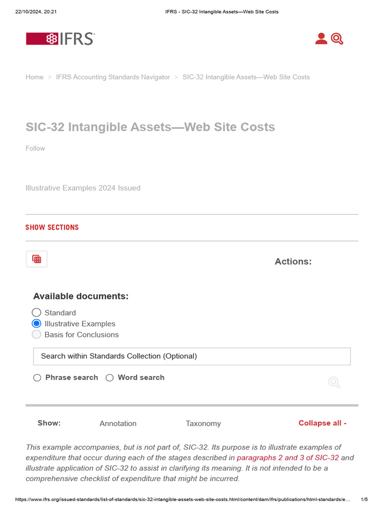 Sic-32-Intangible-Assets-Mdash-Web-Site-Costs (Practical Examples ...
