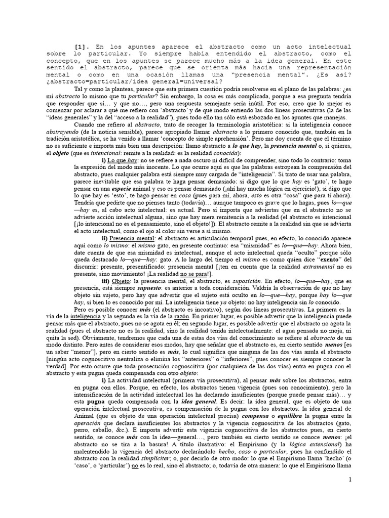 Cuestiones Sobre Teoría Del Conocimiento. Jesús | PDF | Realidad ...