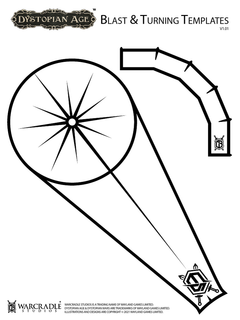 DW Blast Turning Templates - Printable | PDF