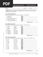 LETRS Spelling Screener Instructions | PDF | Word | Spelling