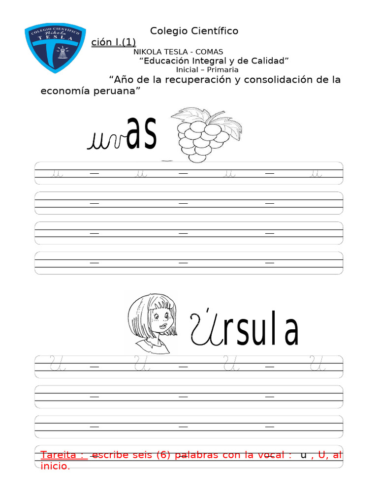 Colegio Nikola Tesla: Educación Integral | PDF