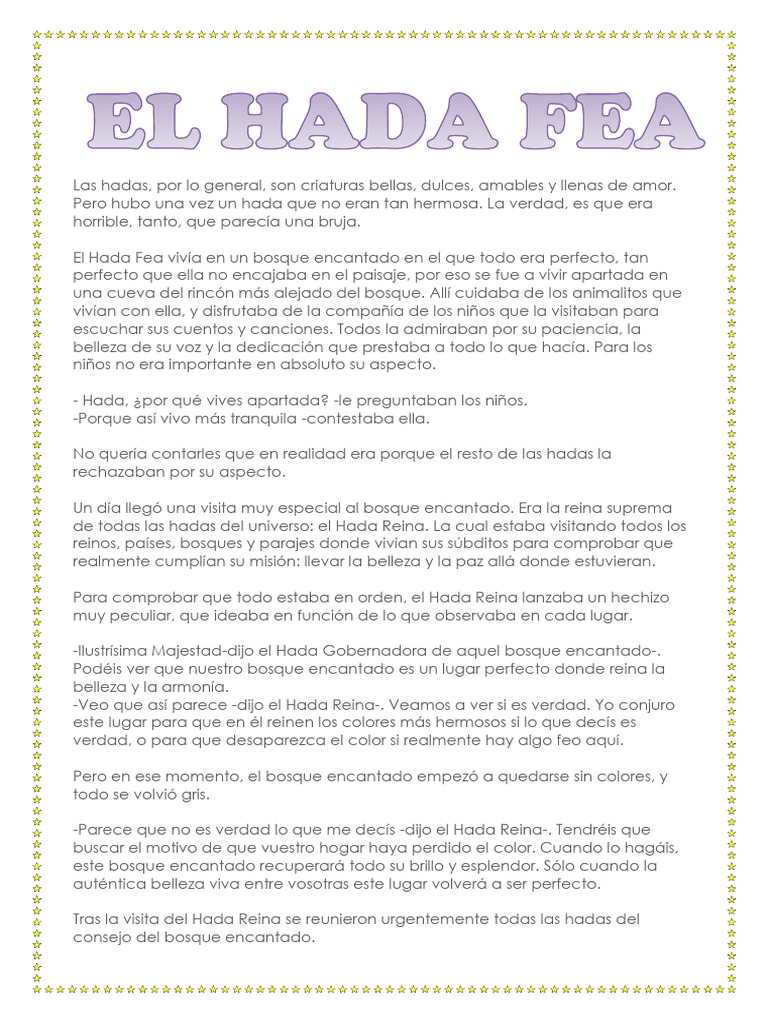 El Hada Fea | PDF | Hadas | Belleza