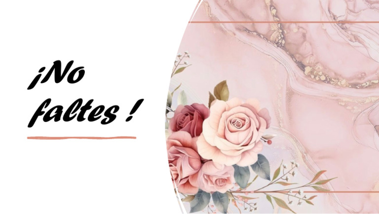 ¡No Faltes ! | PDF