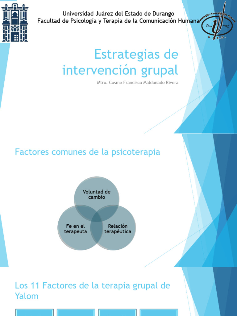 Estrategias de Intervención Grupal | PDF | Experiencia | Aprendizaje
