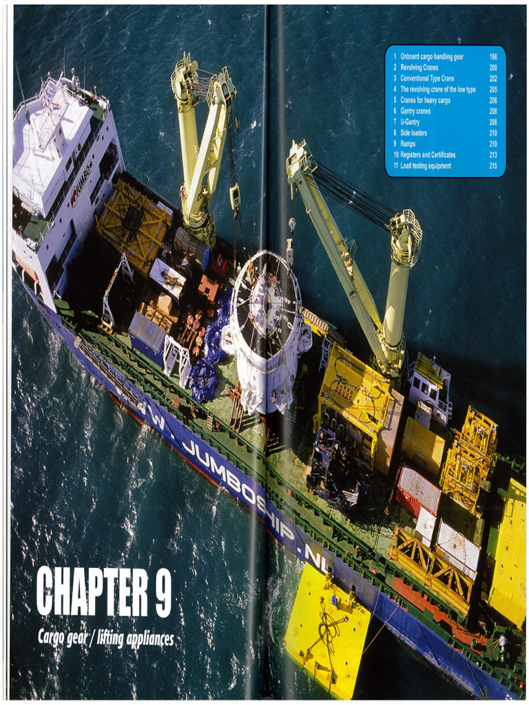 Chapter9-Cargo Gear_Lifitng Appliances | PDF