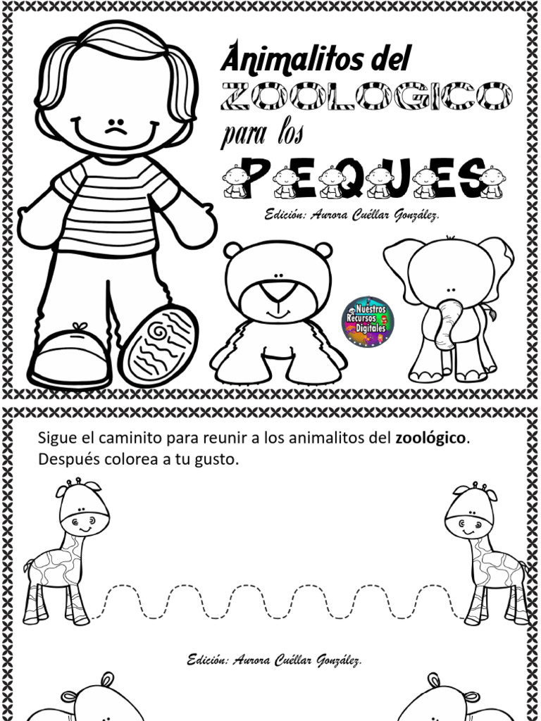 Animales Del Xoologico para Peques | PDF