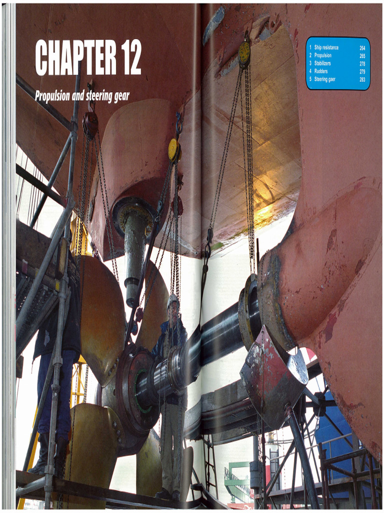 Chapter12-Propulsion & Steering Gear | PDF