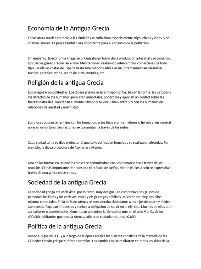 Antigua Grecia | PDF | Antigua Grecia | Grecia