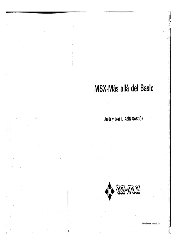 MSX - Mas Alla Del Basic | PDF