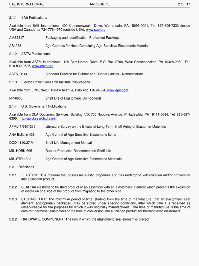 SAE ARP 5316E-2018 - Part3 | PDF