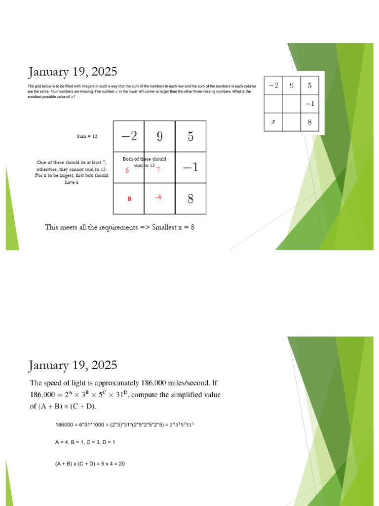MOEMS Lectures Mercer January19 2025 | PDF