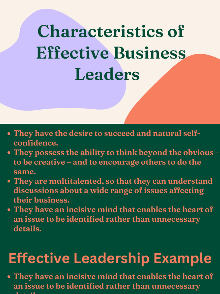 Effective+Leaders'+Characteristics | PDF