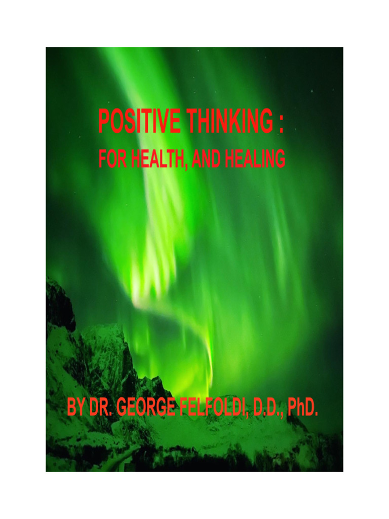 Positive Thinking for Health Benefits | PDF | Optimism | Thought