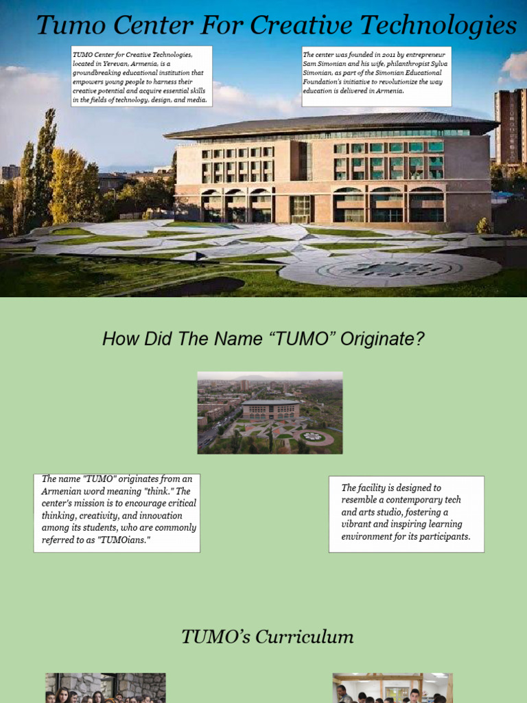 Tumo Center For Creative Technologies | PDF | Learning | Cognition