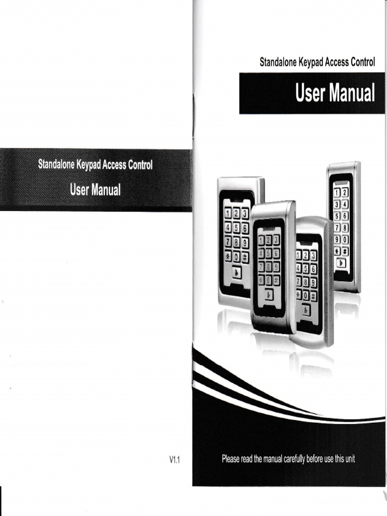 User Manual: Standalone Access Control | PDF
