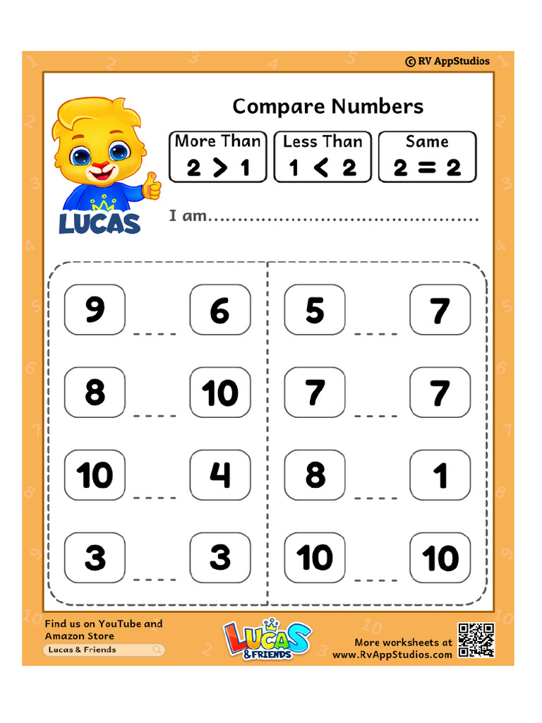 Comparing Numbers | PDF
