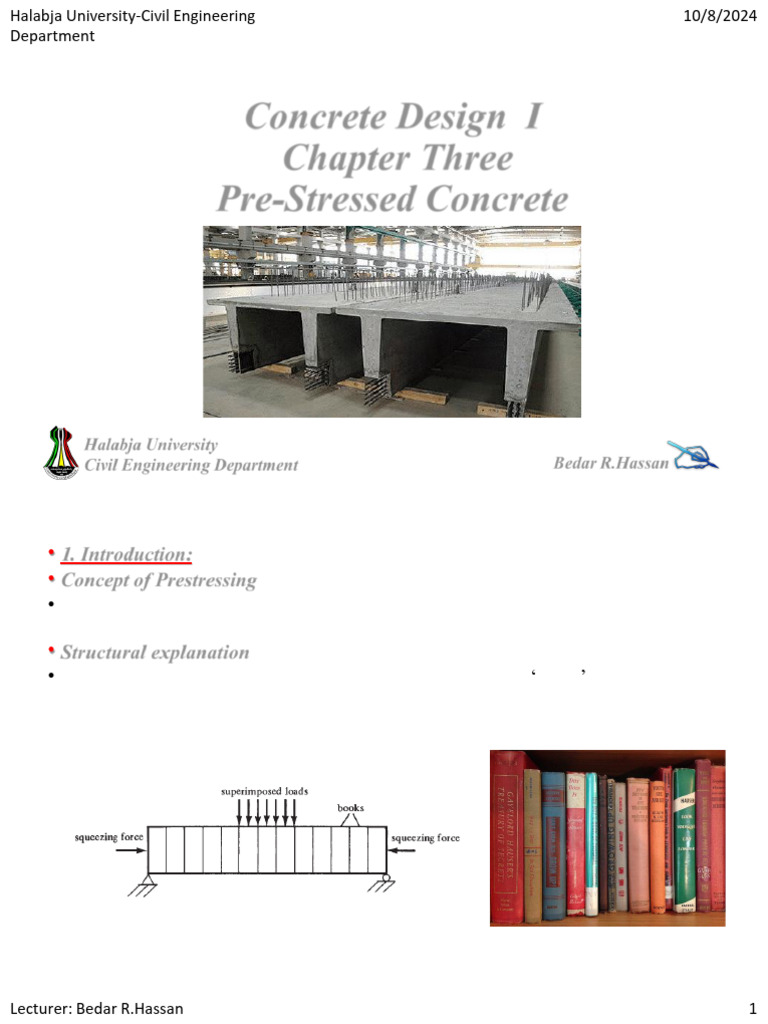 Pre-Stressed Concrete Design Overview | PDF | Prestressed Concrete ...