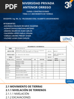 Nivelación y Apisonado de Terreno | PDF | Fundación (Ingeniería)